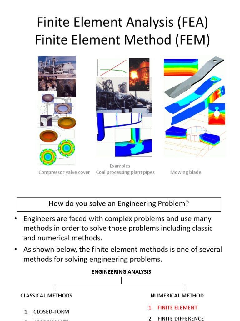New Finite Element Analysis Lec1 | Finite Element Method | Numerical ...