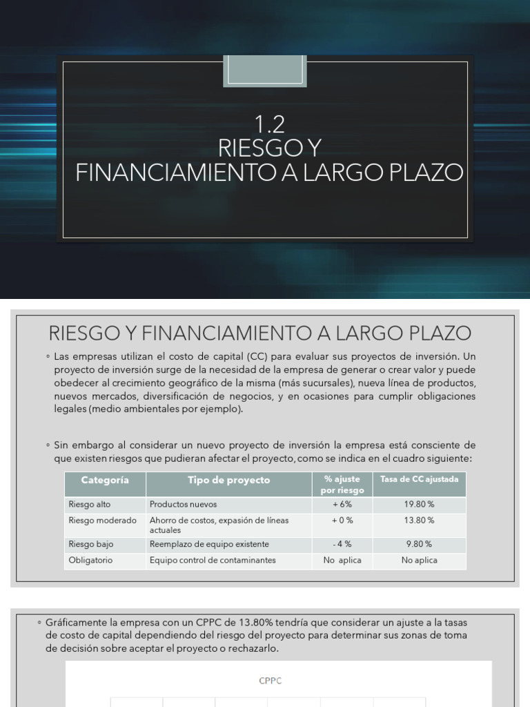 1.2 Riesgo y FLP | PDF | Riesgo | Inversiones