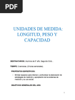 4° Cuaderno de Medidas y Longitud | PDF | Reloj | Medición