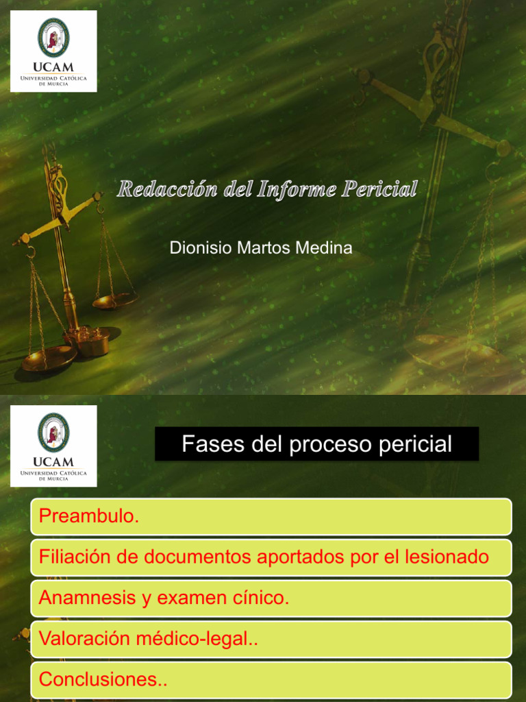 6 Redaccion de Un Informe Pericial | PDF | Medicina