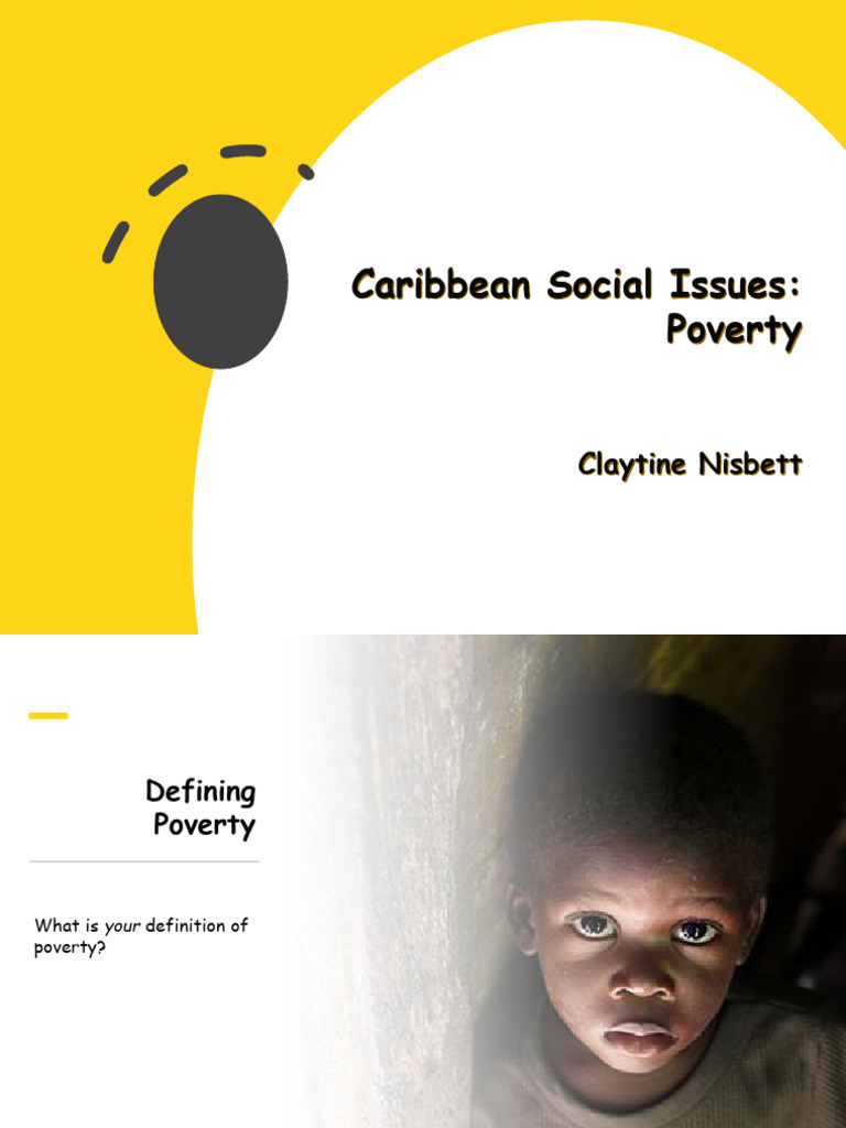 Caribbean Social Issues - Poverty | PDF | Cost Of Living | Poverty