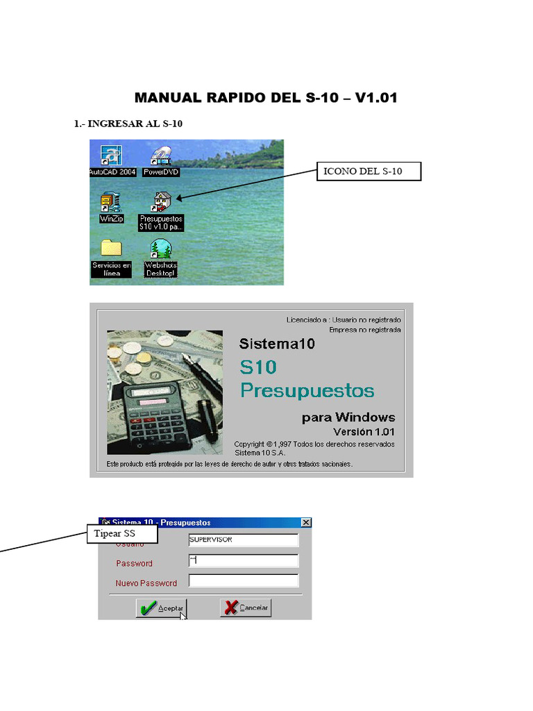 Manual Rapido Del S10 v1-0-1 | PDF