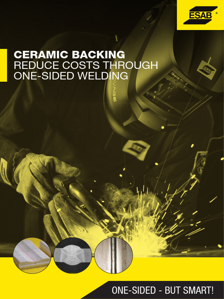 Ceramic Backing for Cost-Effective Welding | PDF | Welding | Construction