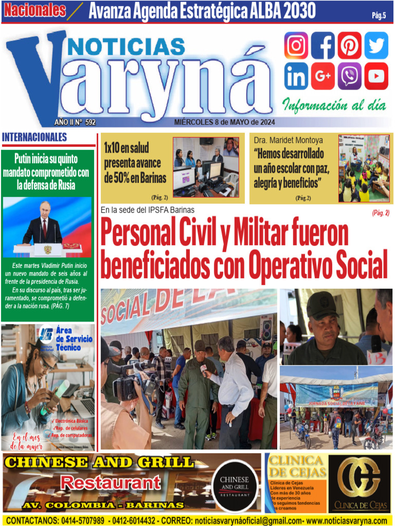 Noticias Varyna 08-05-2024a | PDF | Movimiento Internacional de la Cruz ...