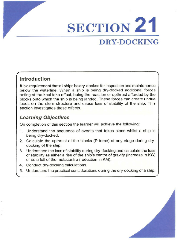 Dry Docking | PDF
