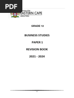 A Level Business Studies Revision Notes | PDF