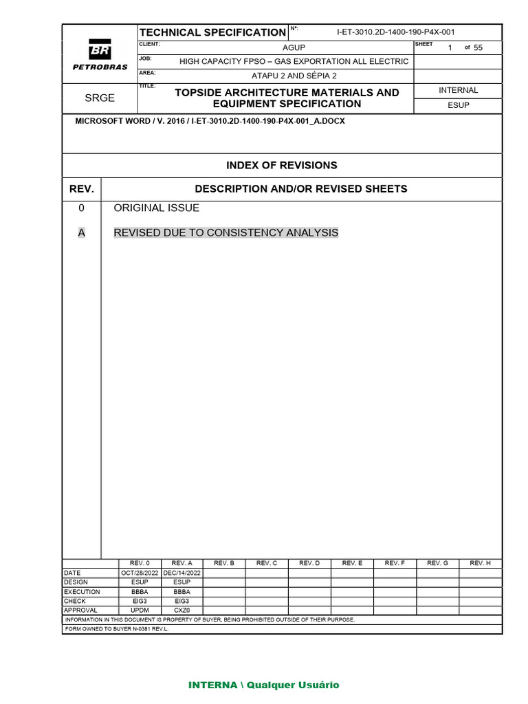 Technical Specification | PDF | Wall