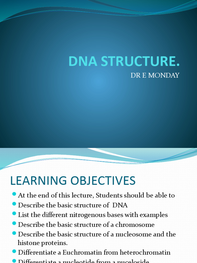 Dna Structure | PDF | Histone | Dna