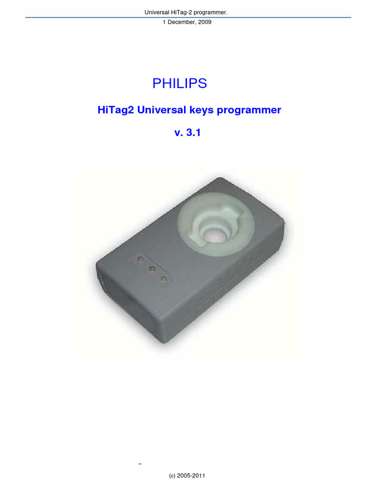 Hitag2 Manual English sk73 | PDF | Read Only Memory | Software