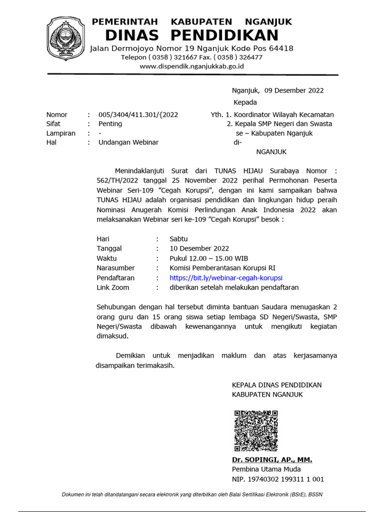 Undangan Webinar | PDF Undangan Webinar | PDF
