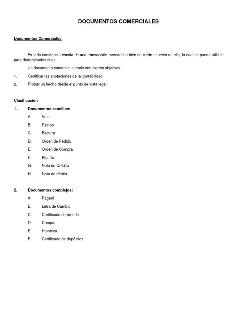 20240314 1.Documentos Comerciales | PDF | Pagaré