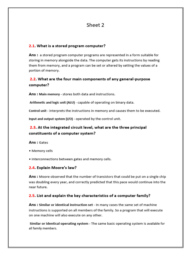 Computer Architecture Basics | PDF