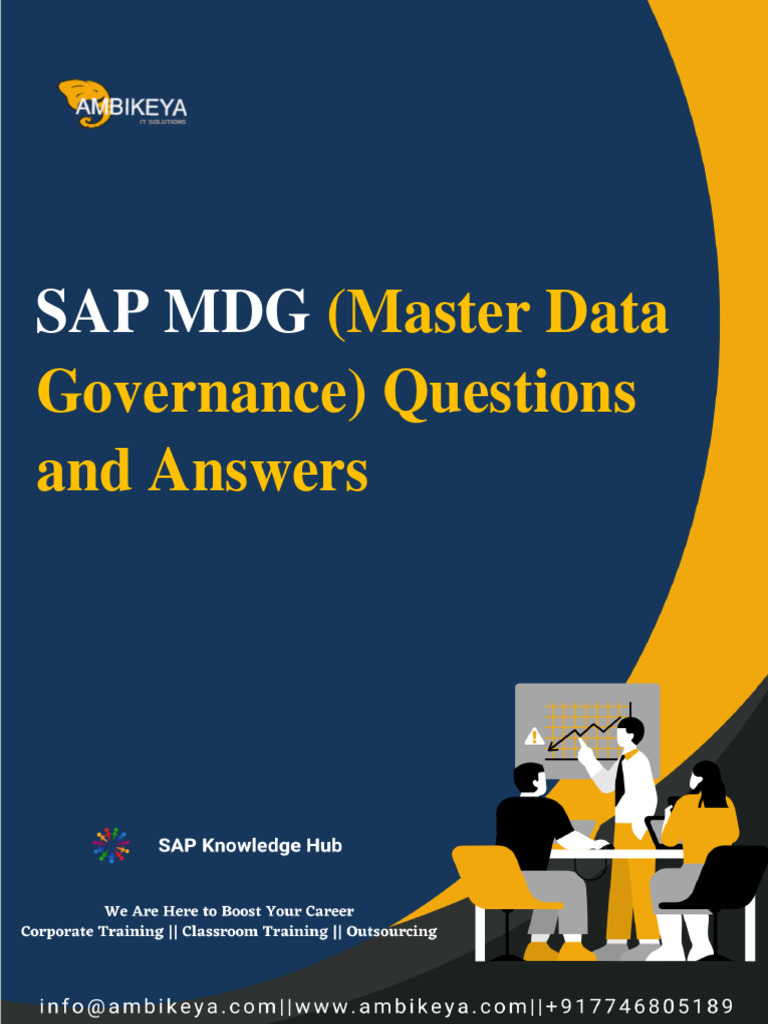 SAP MDG Questions and Answers - Ambikeya | Download Free PDF | Data Quality | Governance