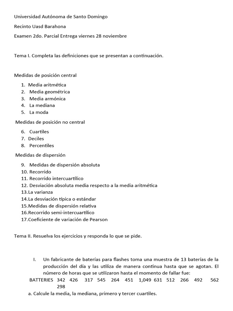 Tarea 46 | PDF | Mediana | Desviación Estándar