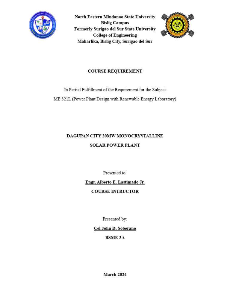 Solar Plant Design for Engineers | PDF | Photovoltaic System | Photovoltaics