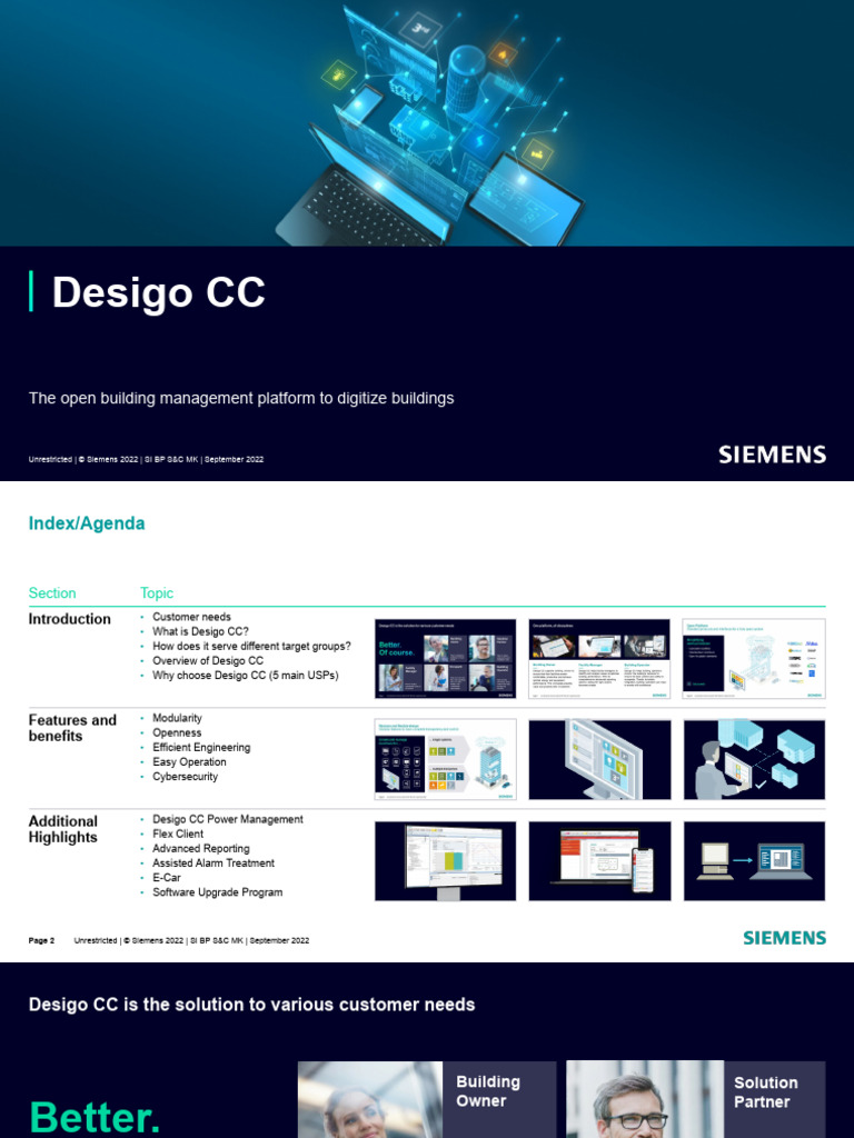 ControlVersion desigoCC | PDF | Security | Computer Security