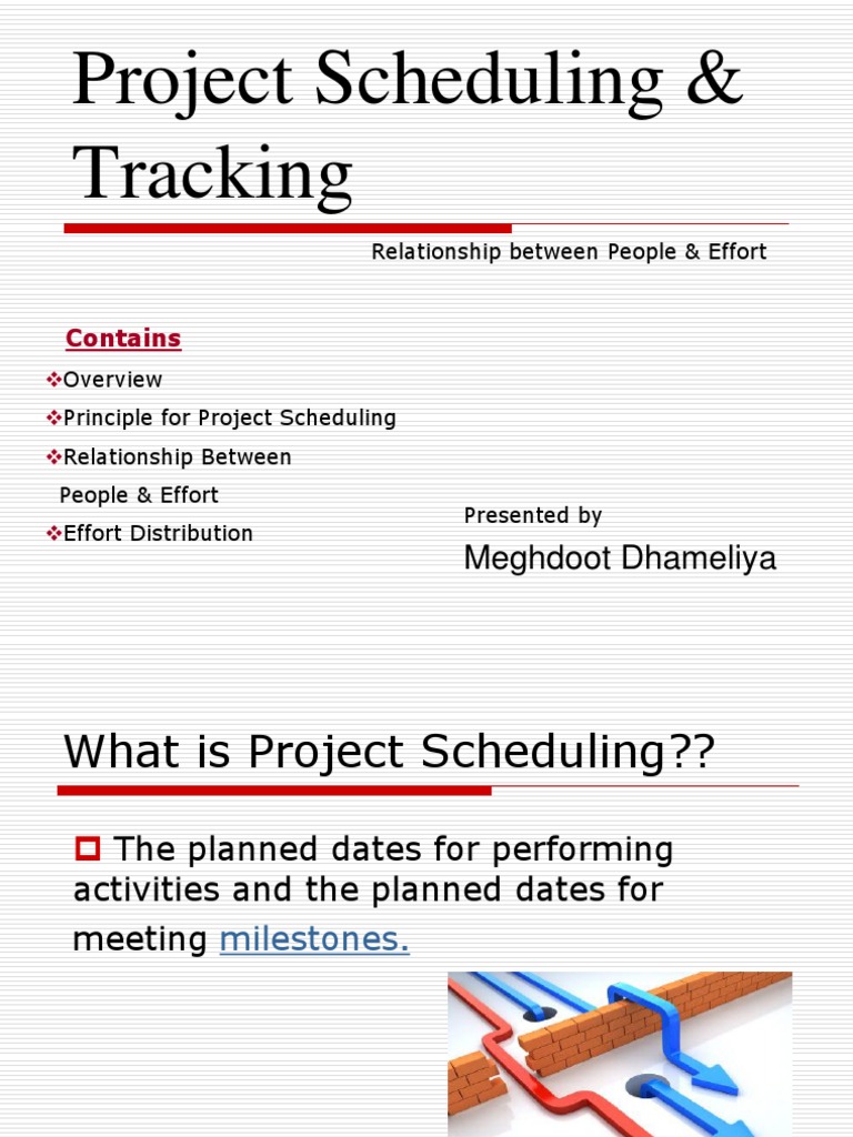 Project Scheduling and Tracking | PDF | Scheduling (Computing) | Areas Of Computer Science