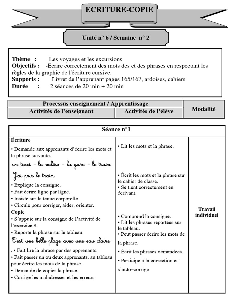 Activités d'écriture en classe de langue | PDF