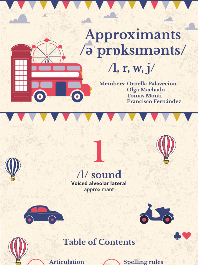 Understanding English Approximants | PDF | Consonant | Phonetics