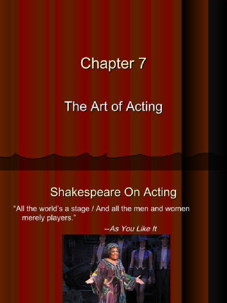 Acting | PDF