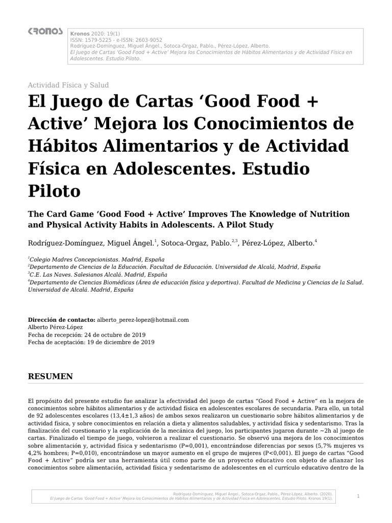 Good Food (2020) | PDF