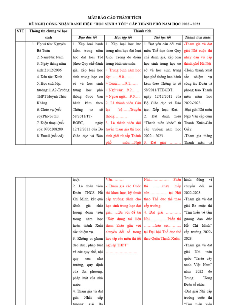 (Chuẩn-Nguyễn Bá Toàn-HTK) | PDF