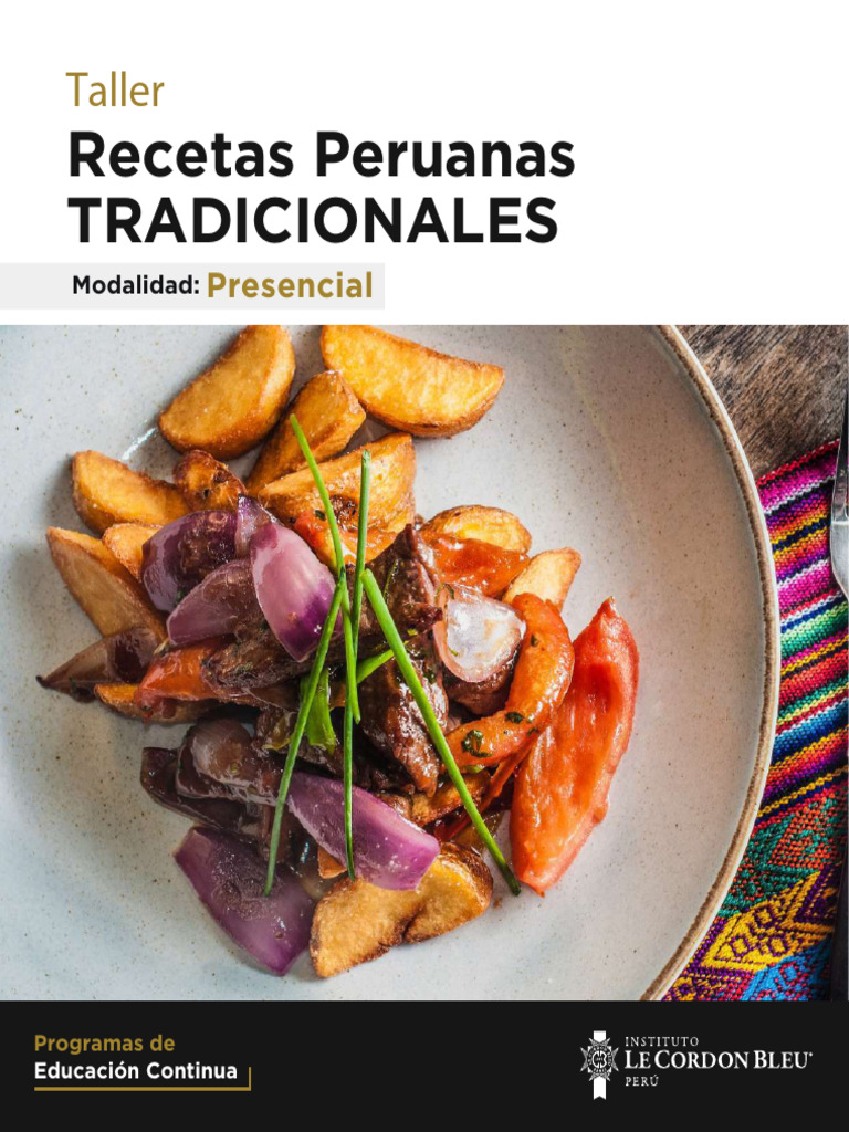 Recetas Peruanas Tradicionales PEC | Descargar gratis PDF | Perú ...