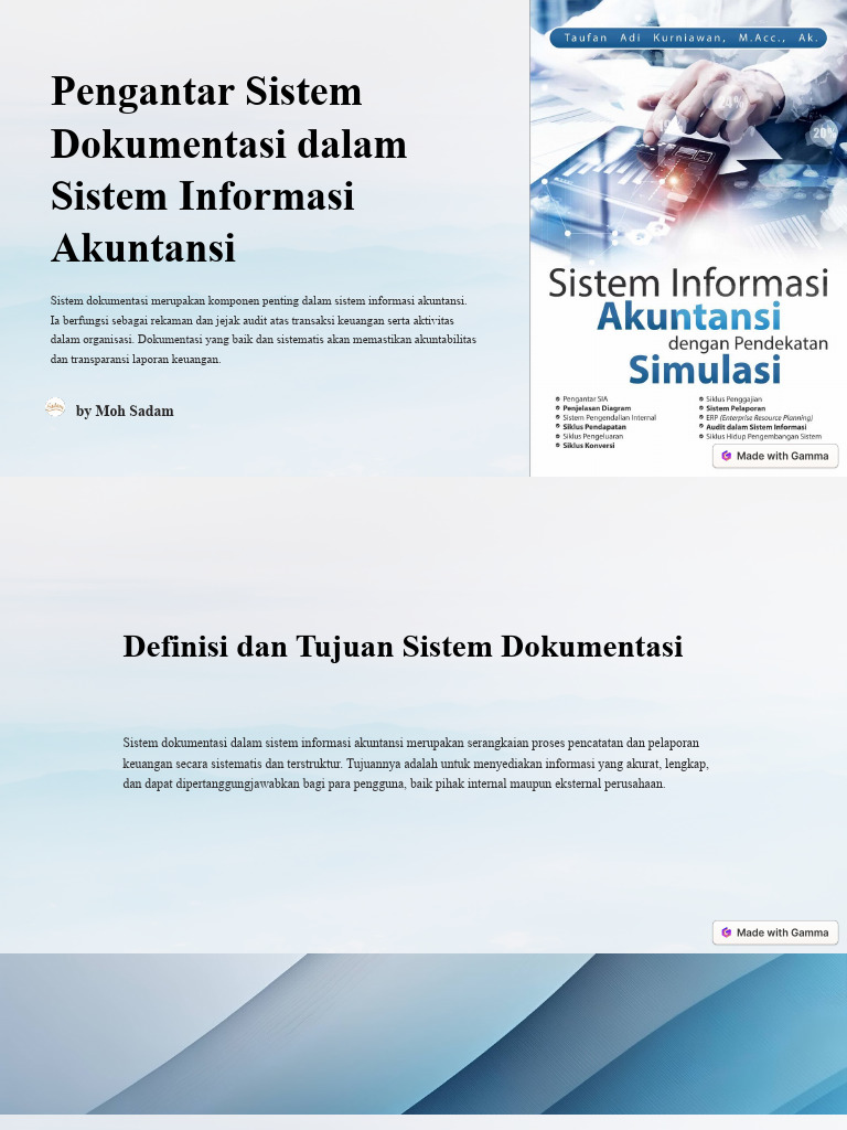 01 - Pengantar Sistem Dokumentasi Dalam Sistem Informasi Akuntansi | PDF