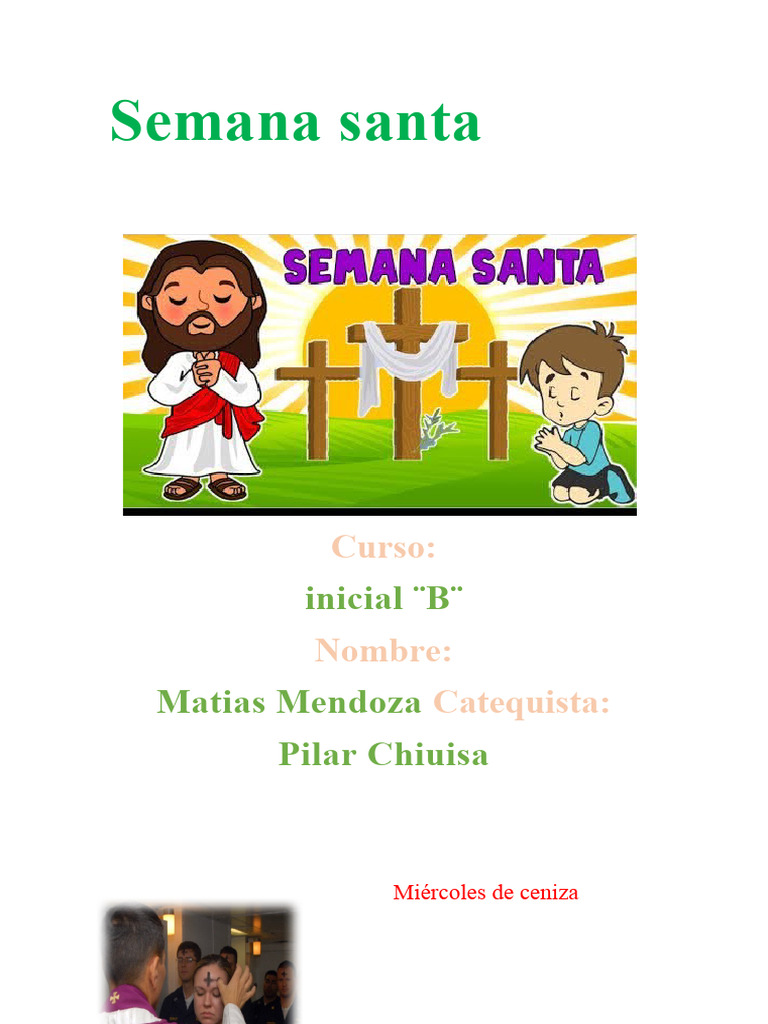 Semana santa | PDF | Pascua de Resurrección | Jesús