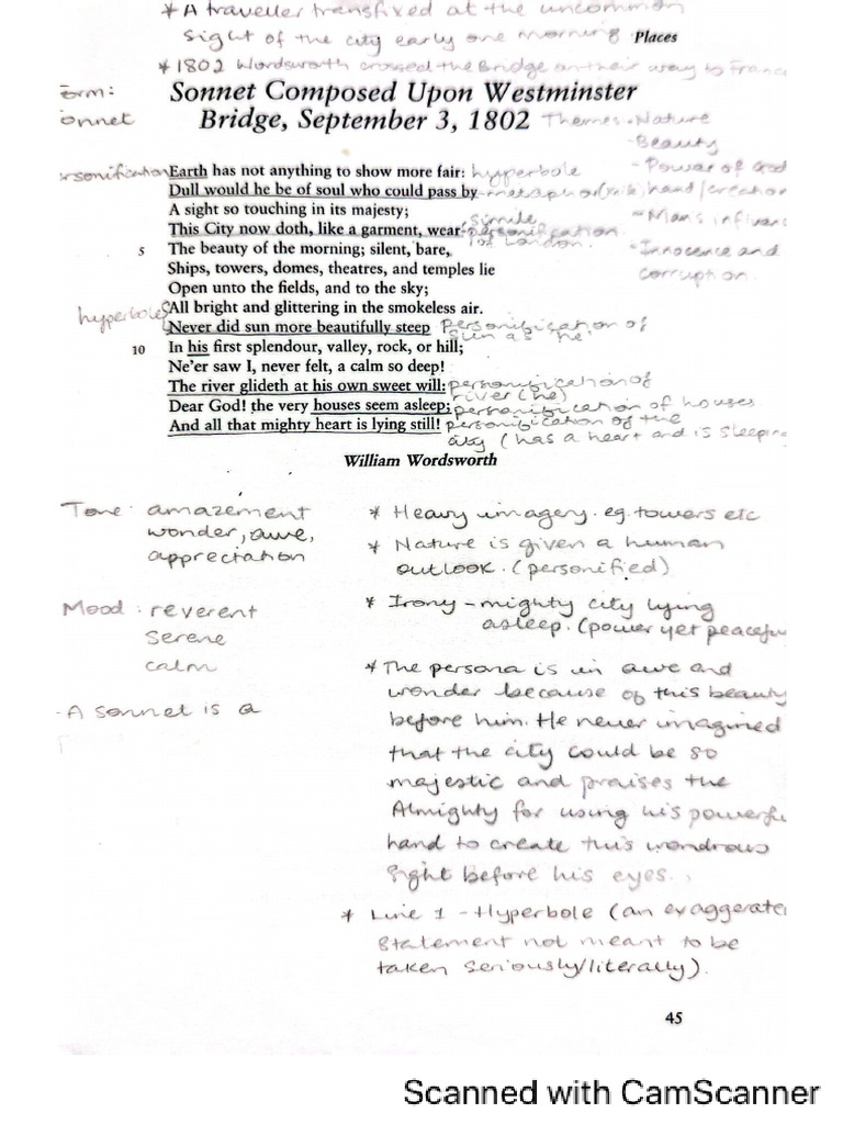 Sonnet Composed | PDF