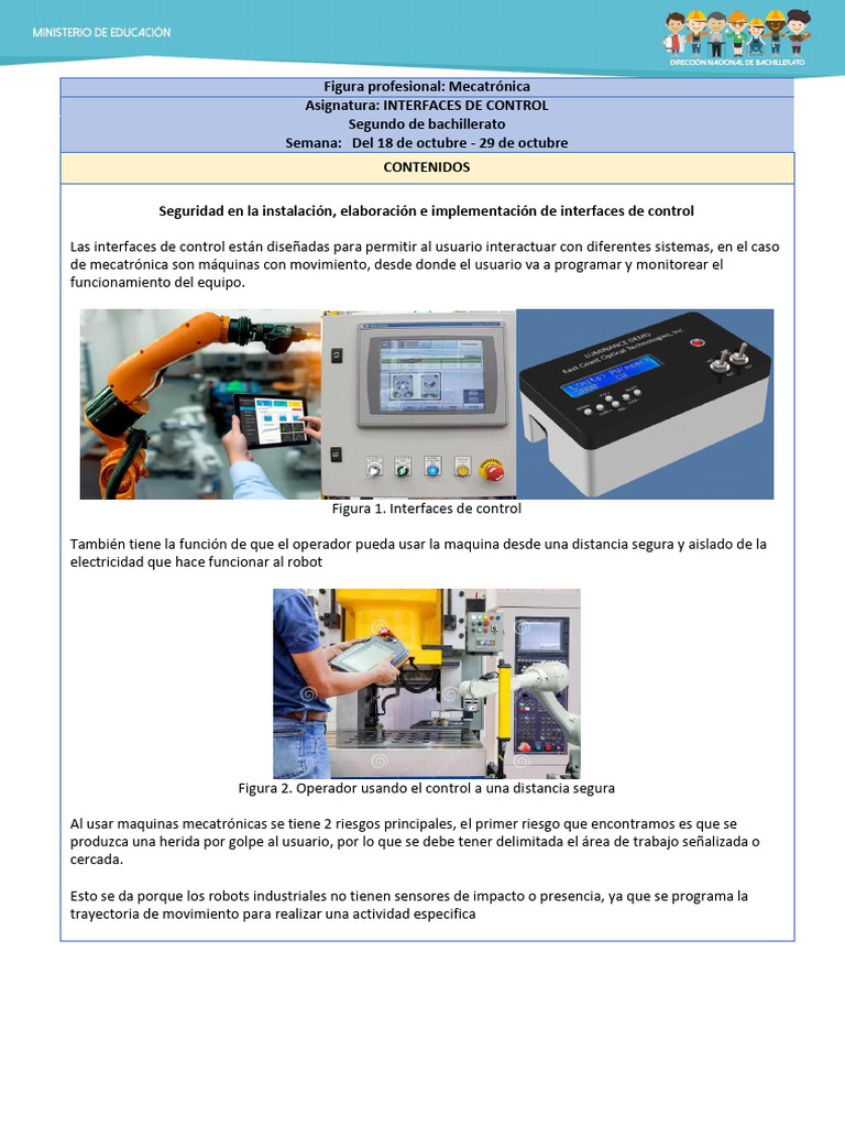 Interfaces de Control Ficha 1 | PDF | USB | Interfaz de usuario