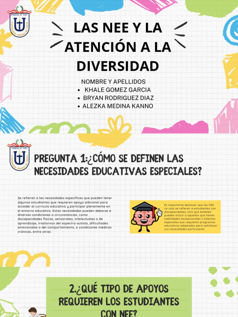 Las Nee y La Atención A La Diversidad | PDF | Las emociones | Aprendizaje