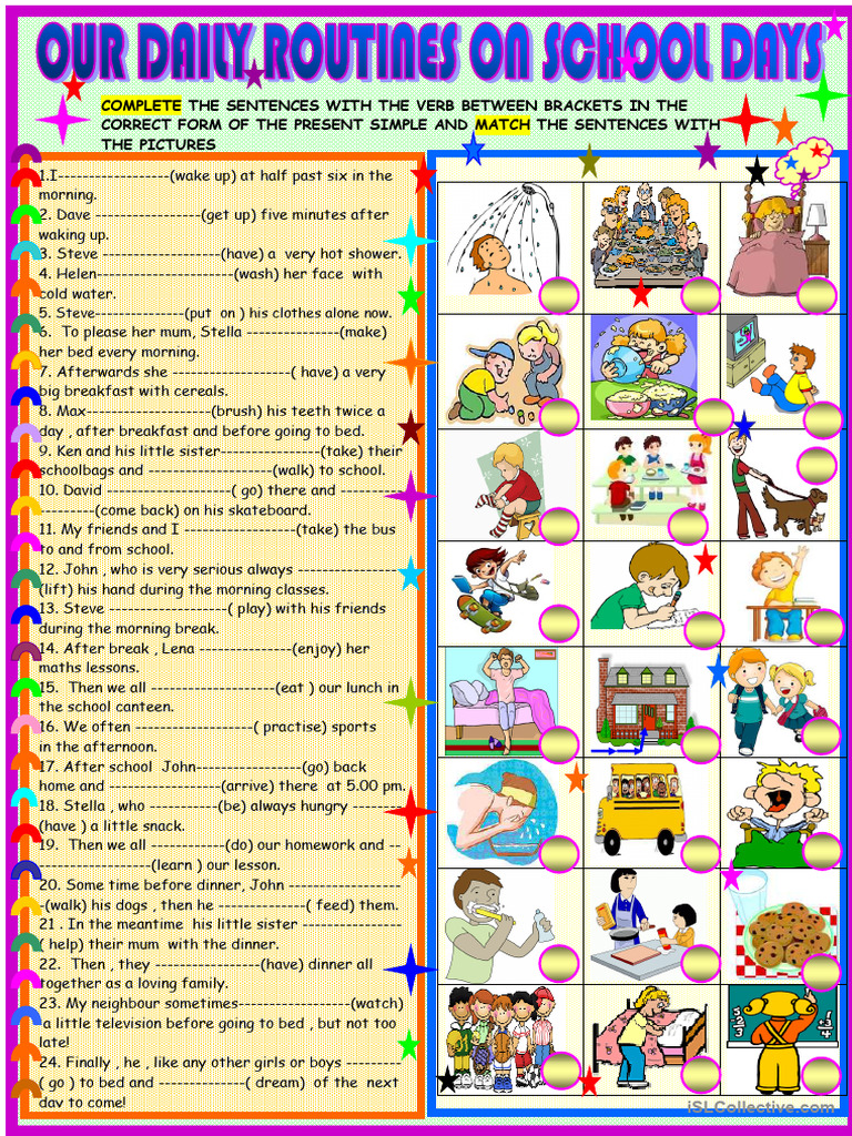 Daily Routine Practice | PDF