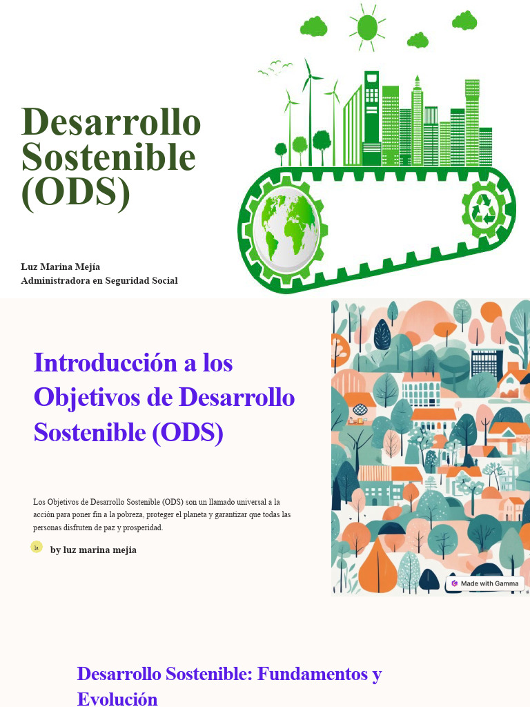 Introduccion a Los Objetivos de Desarrollo Sostenible ODS(1) | PDF | Desarrollo sostenible ...