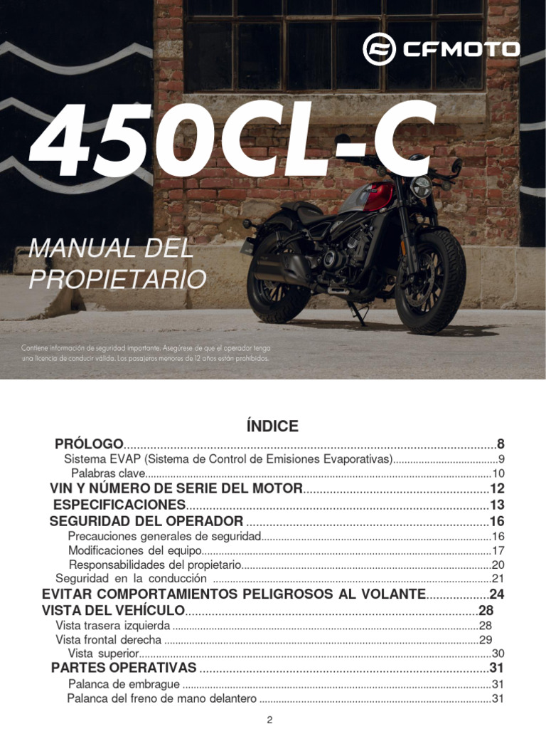 CF400-10 45 - espMX | PDF | Cambiar | Neumático