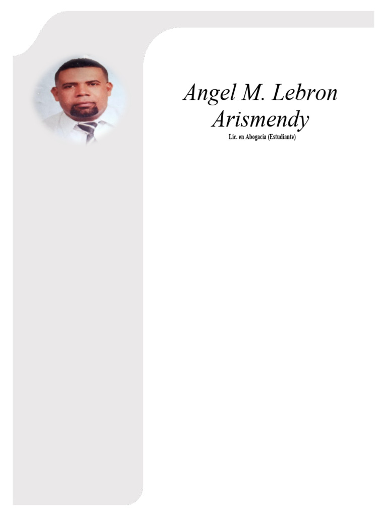 Angel Ml. Lebron - Currículum061223 | PDF | Economias | Business