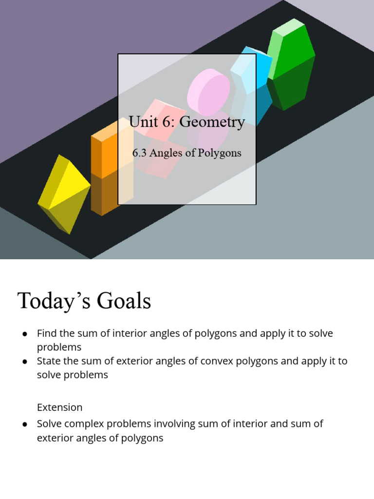 6.3 Angles of Polygons (Student) | Download Free PDF | Triangle | Polygon