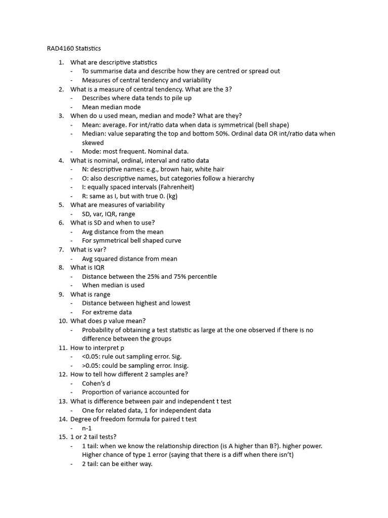 Interobserver Reliability | PDF | Student's T Test | Mean