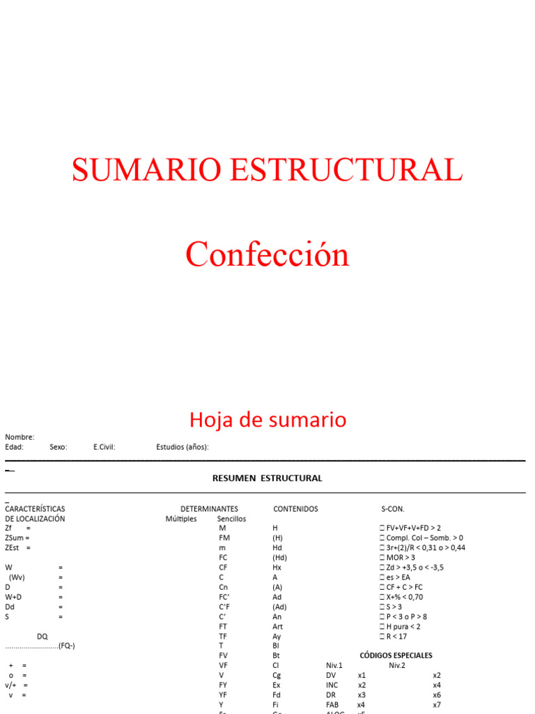 Sumario Estructural Rev | PDF