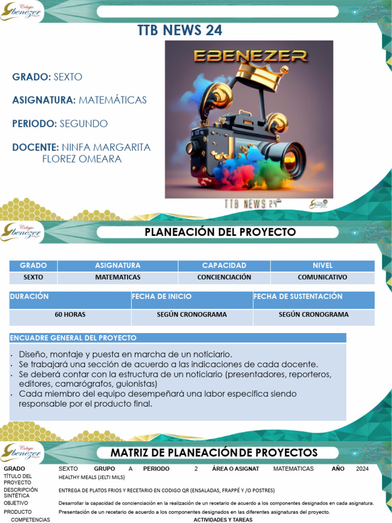 MATEMATICAS 6° 2P 2024.pptx | PDF | Números | Número racional