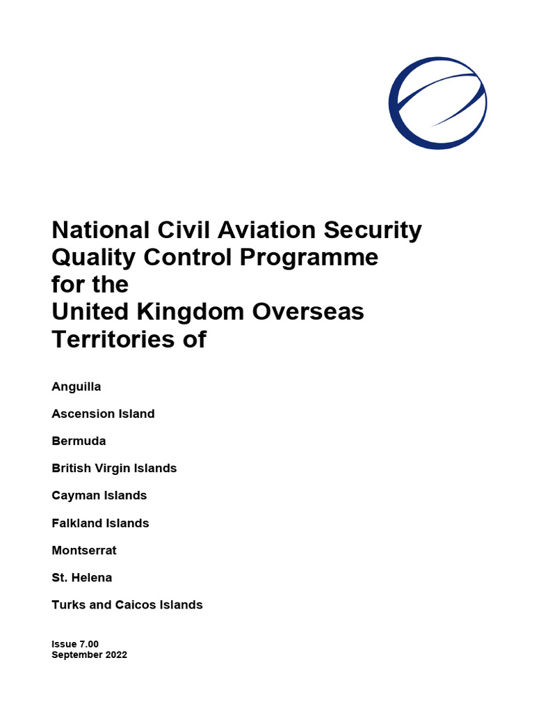 NTPRGE National Civil Aviation Security Quality Control Programme ...
