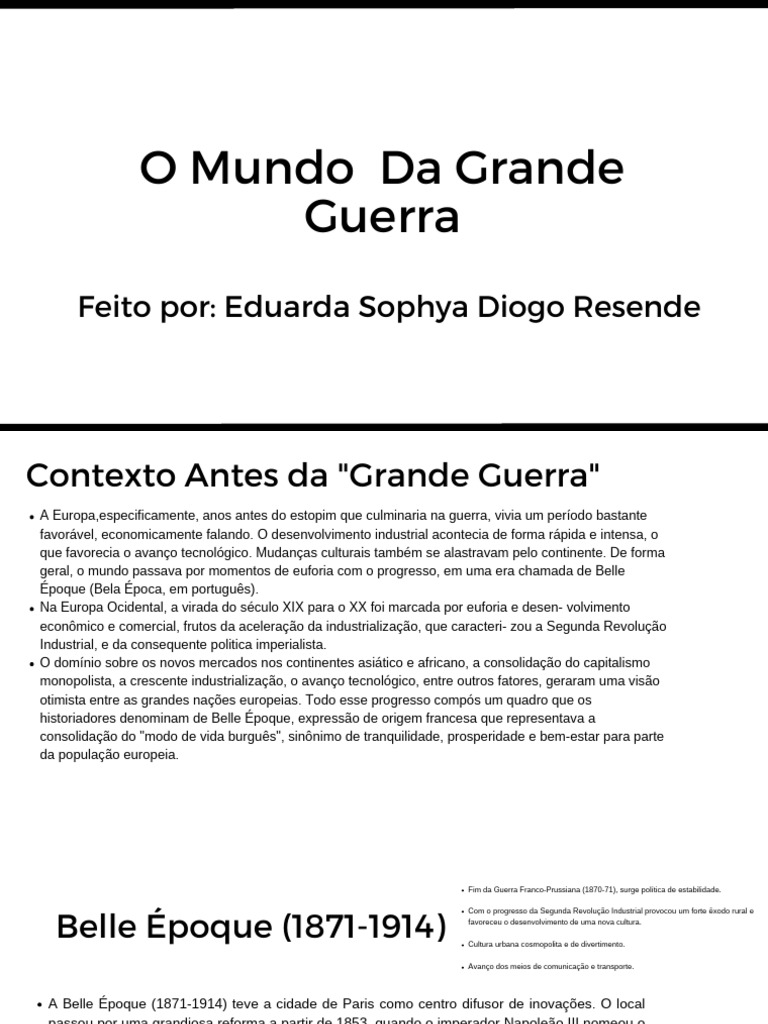 O Mundo Da Grande Guerra Cola Prova | PDF | Áustria Hungria | Primeira ... O Mundo Da Grande Guerra Cola Prova | PDF | Áustria Hungria | Primeira ...
