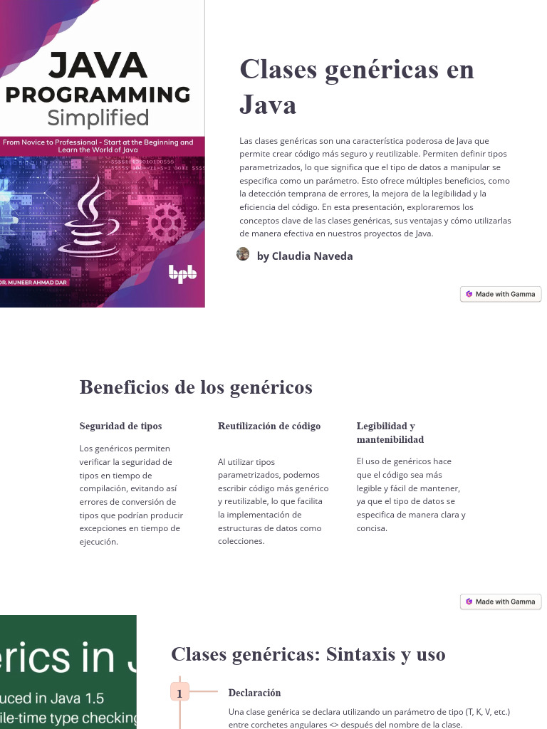 Clases Genericas en Java | PDF | Java (lenguaje de programación) | Herencia (Programación ...