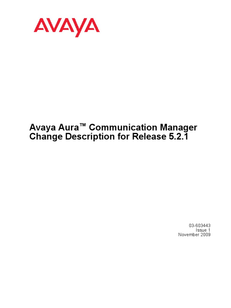 Avaya Aura Commuincicaions Manger | PDF | Secure Shell | File Transfer Protocol