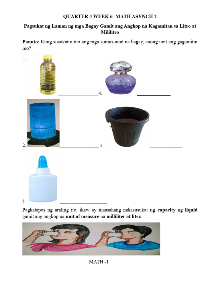 Quarter 4 Week 6 Math Asynch 2 | PDF