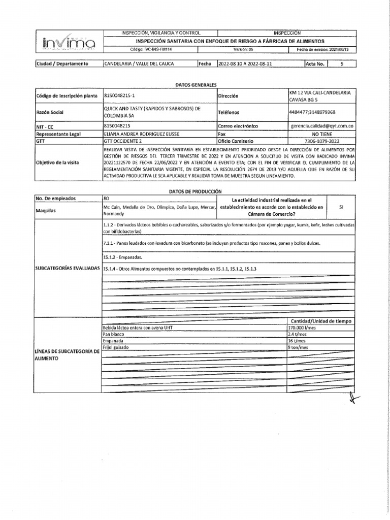 Concepto Sanitario 11-08-2022 | PDF Concepto Sanitario 11-08-2022 | PDF