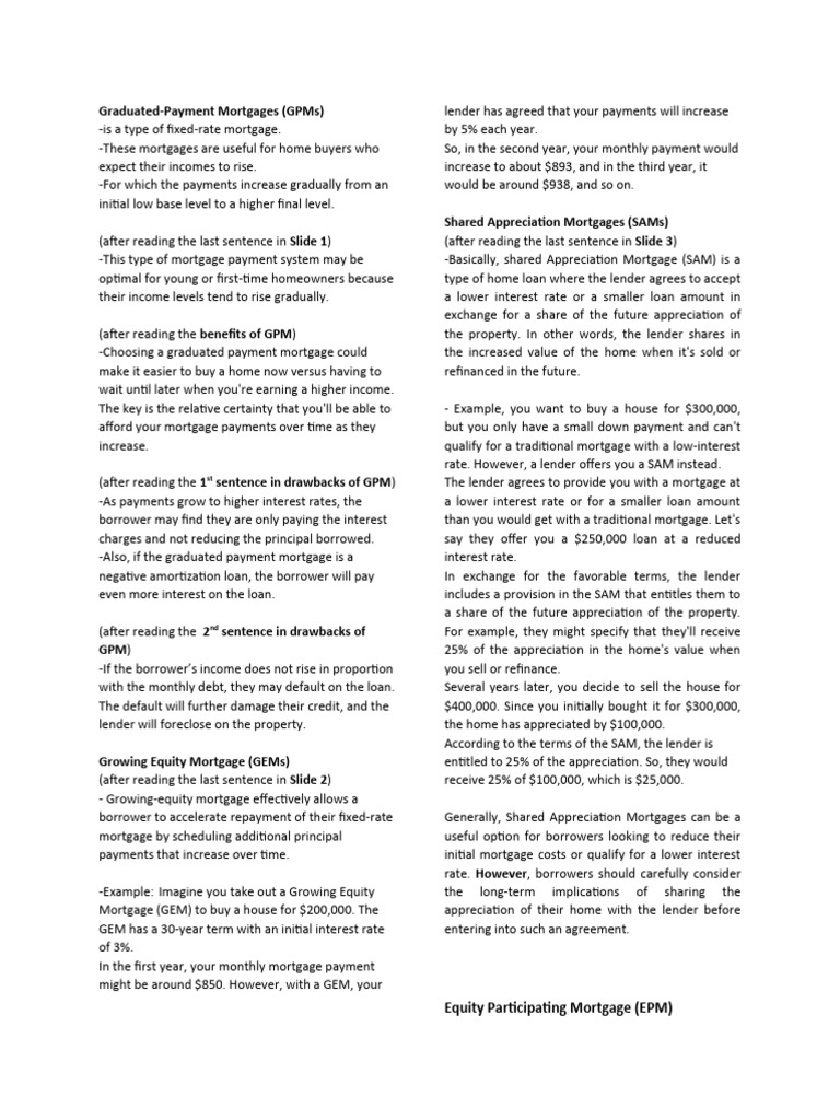 Explanation in FM Report | PDF | Mortgages | Loans