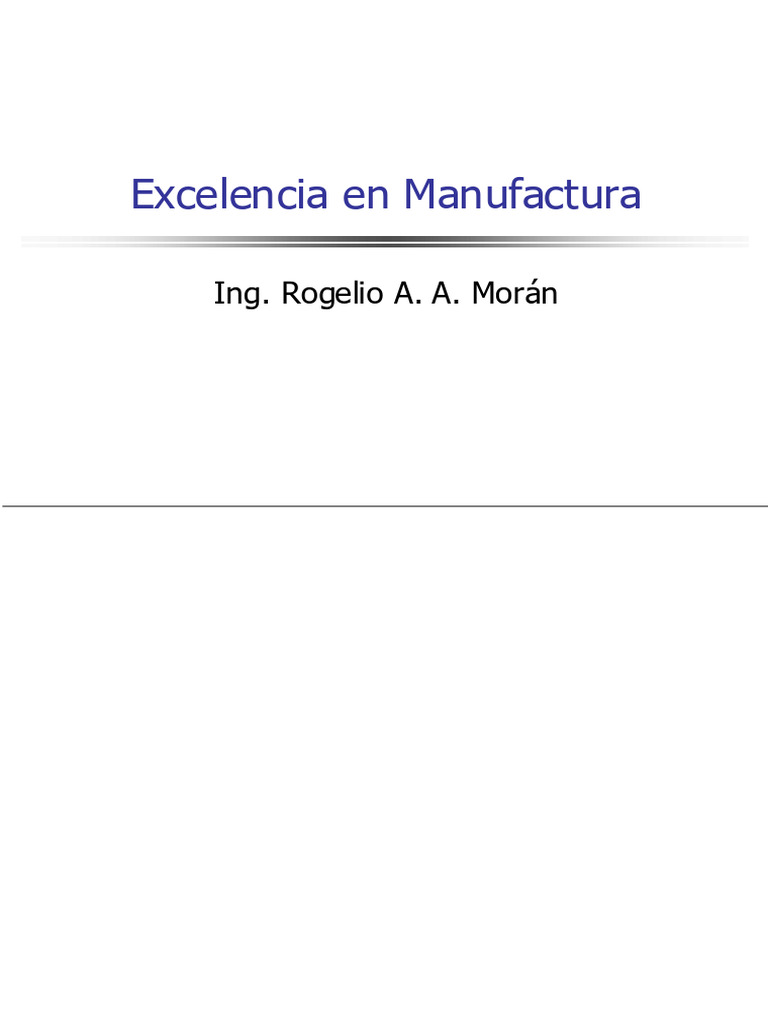 04-EEM Industrial 2012 | PDF | Calidad (comercial) | Lean Manufacturing
