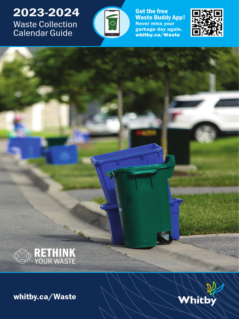 Whitby Waste Collection Schedule 2023-2024 | PDF | Waste