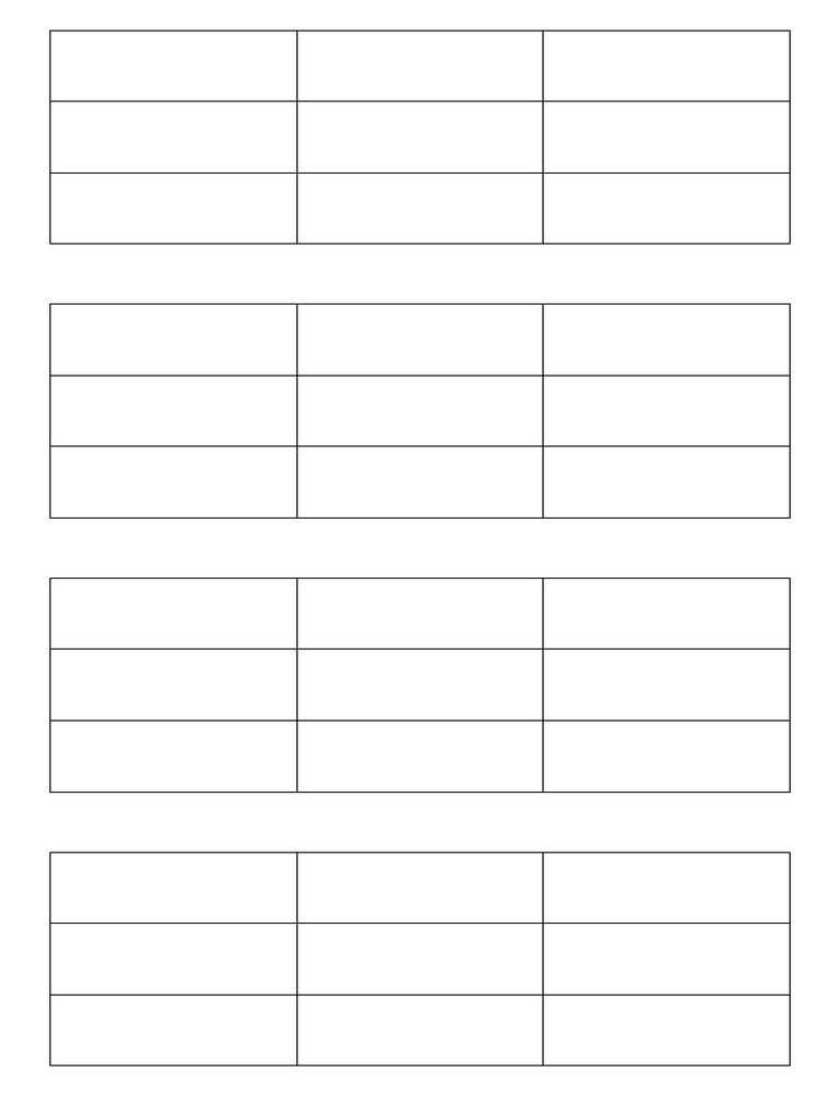Bingo Table | PDF